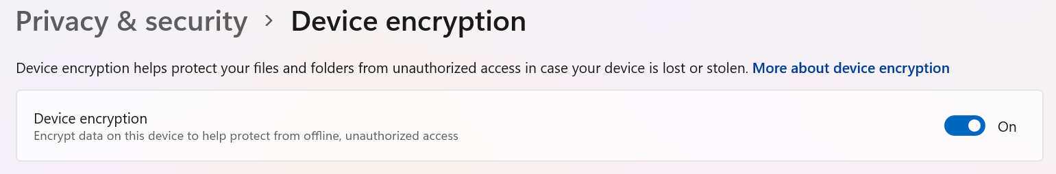 How did I end up with Device Encryption? And how is it different than ...