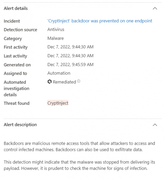 Setup up automated investigation and response