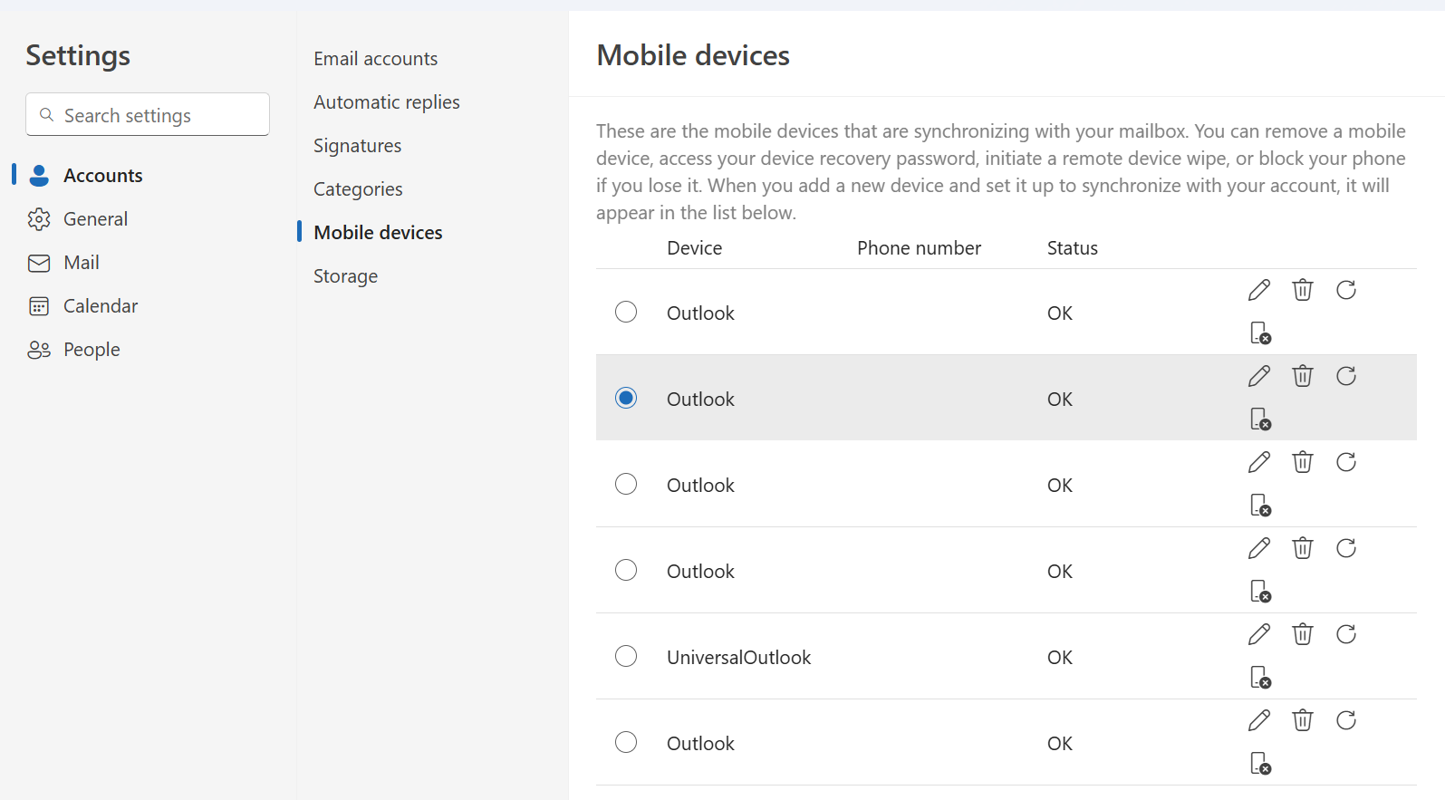 You might be surprised, I was, at which devices have access to Outlook ...